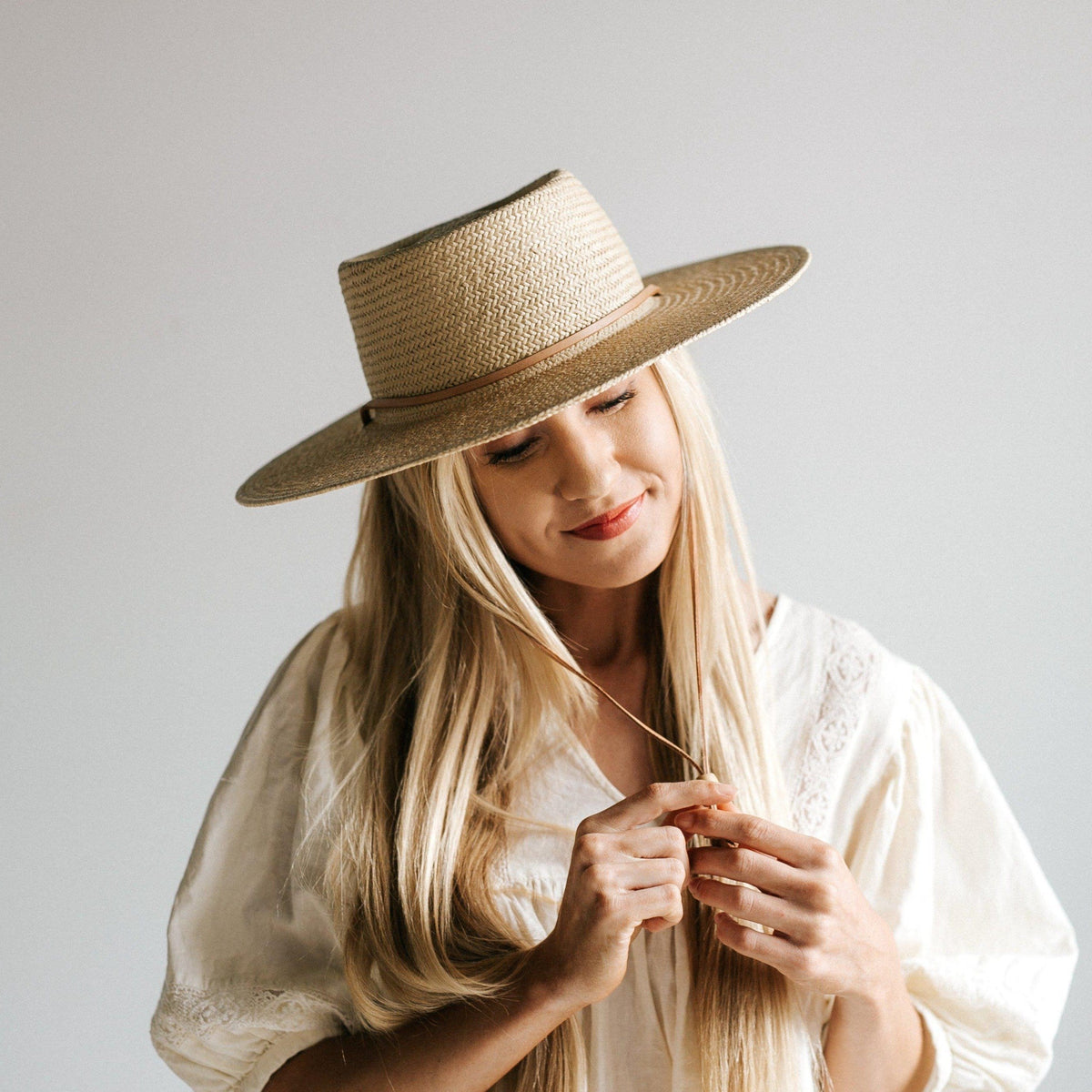 AIDEN STRAW PORK PIE – Teak and Ivy
